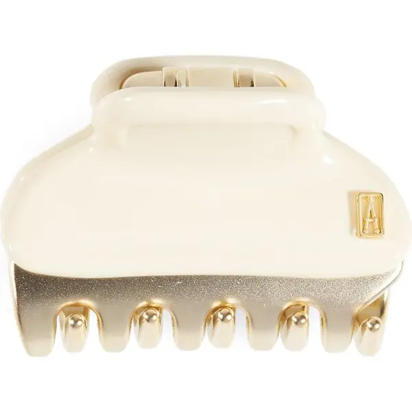 Alexandre De Paris Hair Clip - Ivory Gold