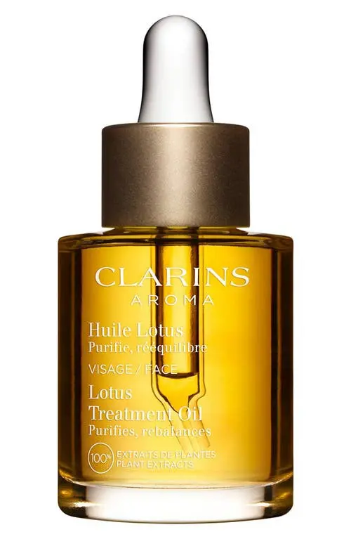Clarins Lotus Balancing & Hydrating Face Treatment Oil - No Color