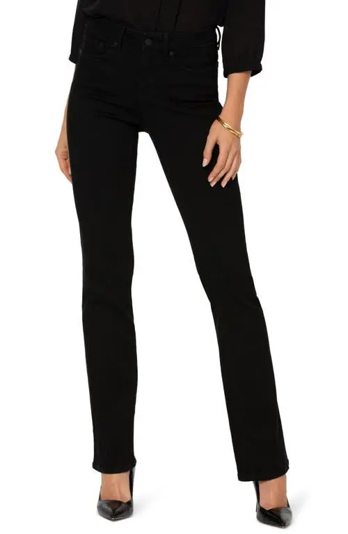 NYDJ Barbara High Rise Stretch Denim Bootcut Jeans - Black