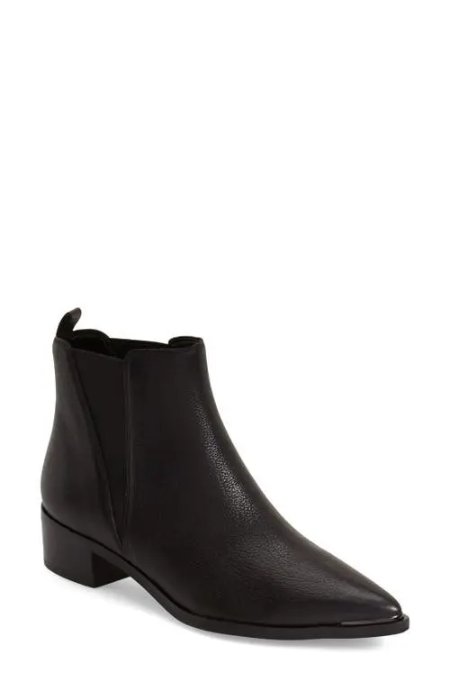 Marc Fisher Yale Chelsea Boots - Black Leather