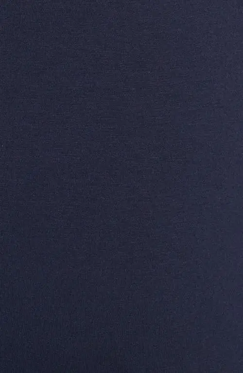 Karen Kane Cascade Faux Wrap Dress - Navy
