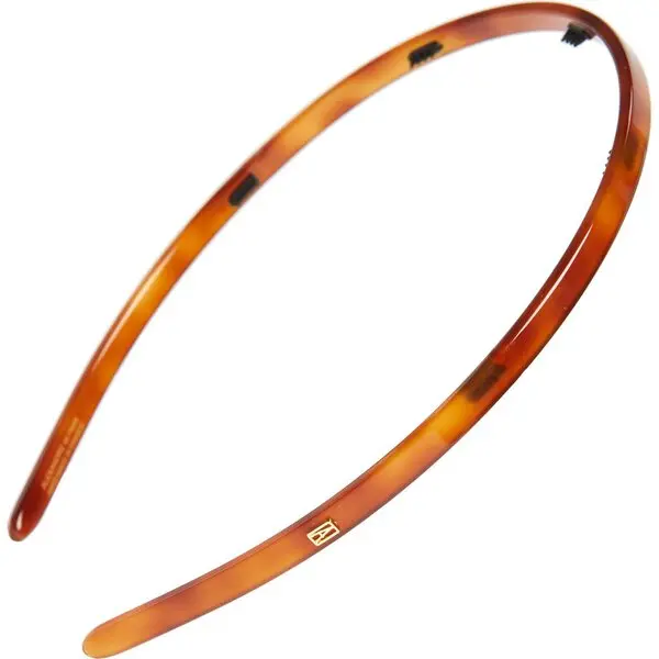 Alexandre De Paris Thin Headband - Tortoise