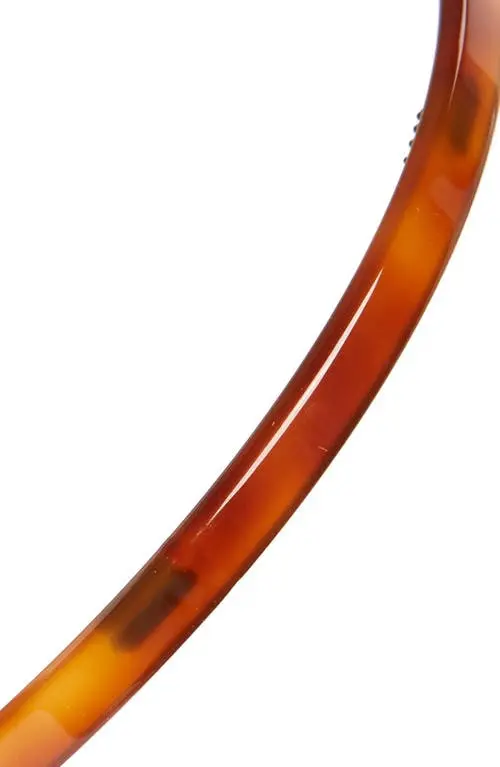 Alexandre De Paris Thin Headband - Tortoise