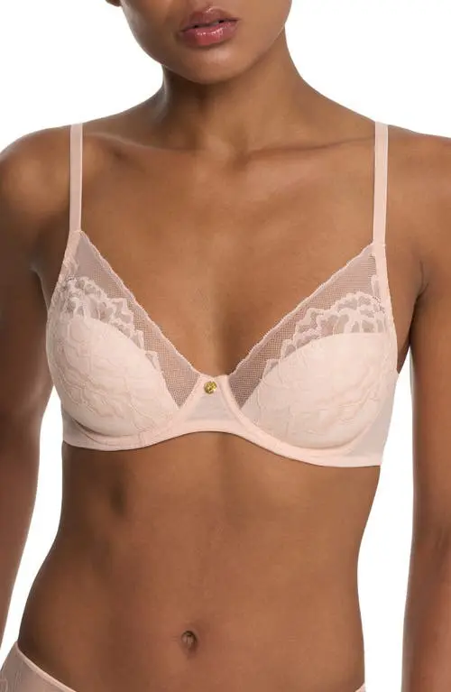 Natori Flora Underwire Contour Bra - Cameo Rose/cashmere