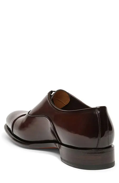 Santoni Isaac Cap-toe Oxford - Dark Orange