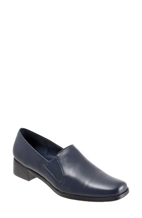 Trotters Ash' Slip-on Loafer - Navy