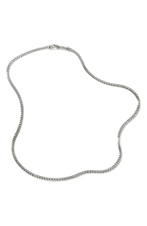 John Hardy Sterling Curb Chain Necklace