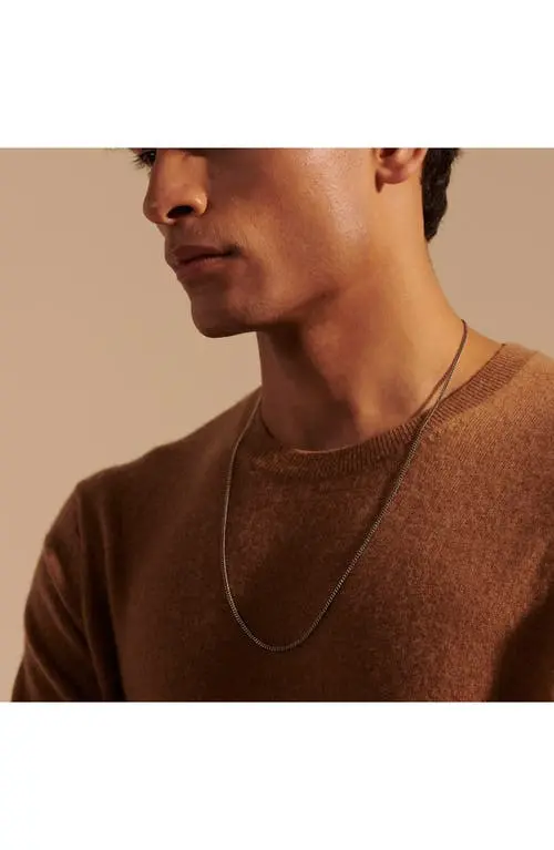 John Hardy Sterling Curb Chain Necklace