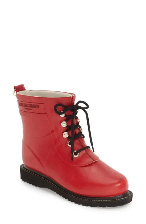 ILSE JACOBSEN Rub' Boot - Deep Red