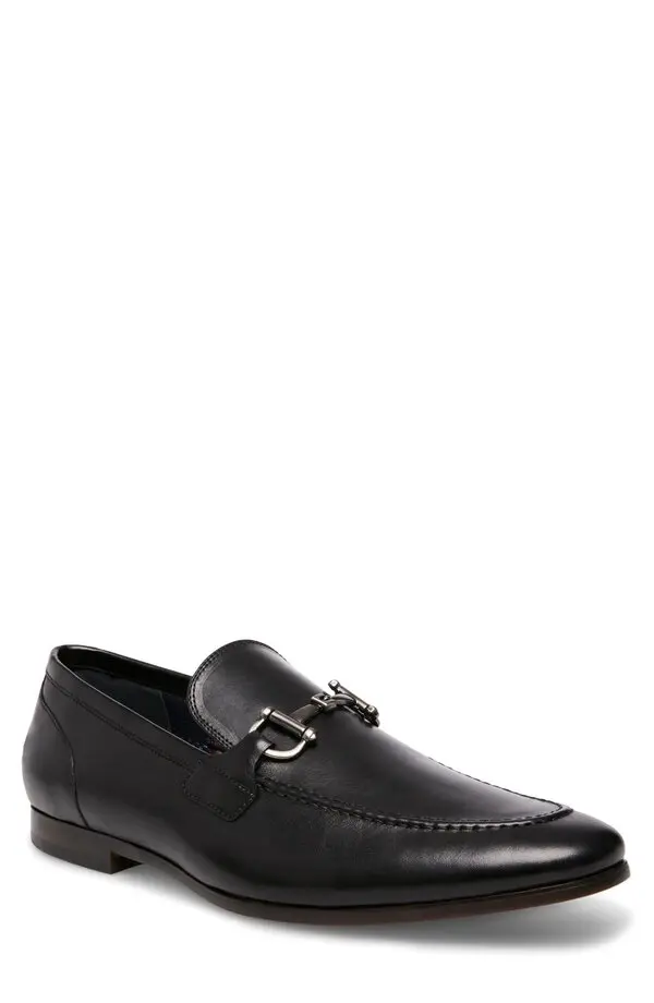 Men\'s Steve Madden Debinair Loafer Size 10 Steve Madden Debinair Mens Black Nubuck Leather Slip On  main image 4