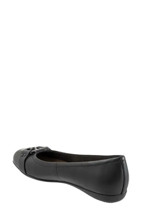Trotters Sizzle Flat - Black/black