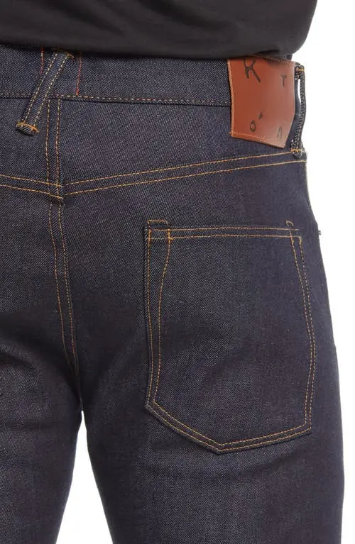 HIROSHI KATO The Scissors Slim Tapered 10.5-ounce Stretch Selvedge Jeans - Indigo Raw