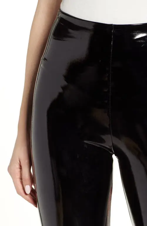 Commando Control Top Faux Patent Leather Leggings - Black