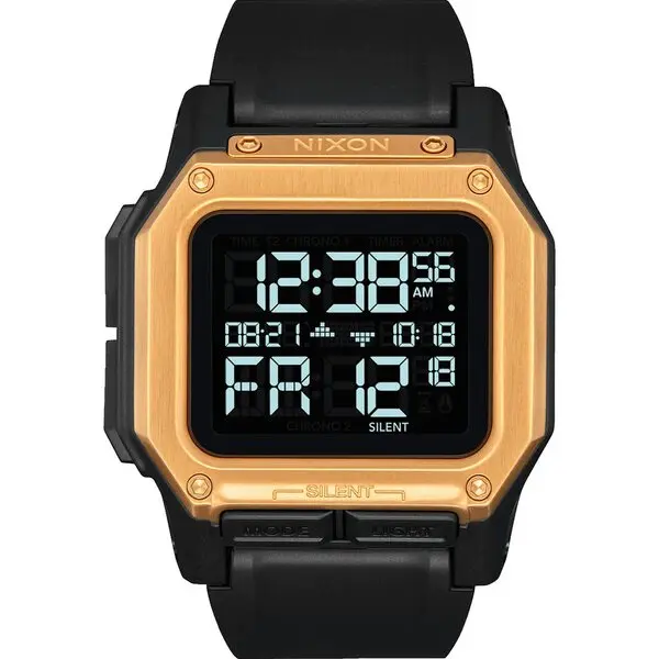 Nixon Regulus Digital Watch - Black / Gold