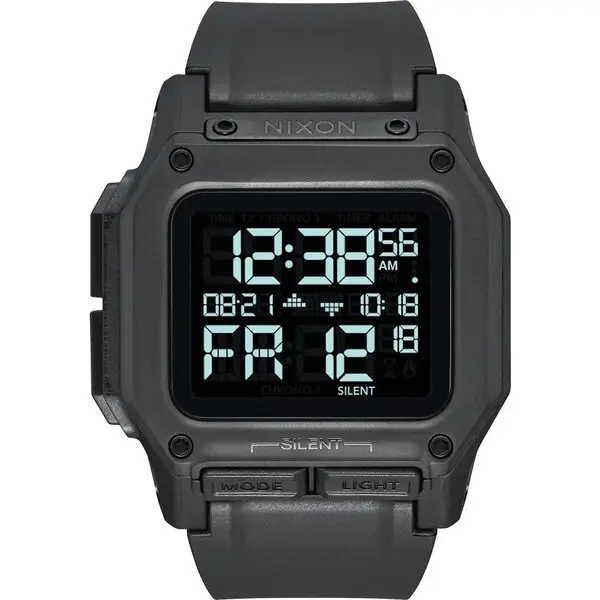 Nixon Regulus Digital Watch - Black/black