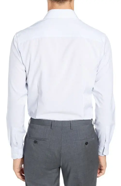 W.R.K Slim Fit Performance Stretch Dot Dress Shirt