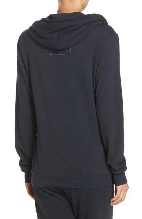 Aviator Nation 5-stripe Zip Hoodie - Charcoal