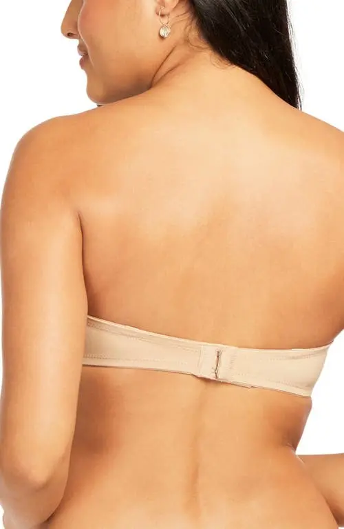 MONTELLE INTIMATES Convertible Strapless Underwire Bra - Sand