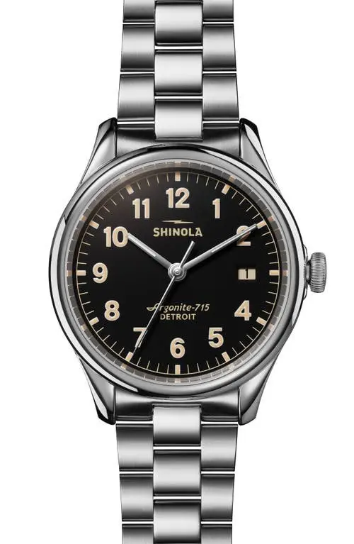 Shinola The Vinton Bracelet Watch - Black