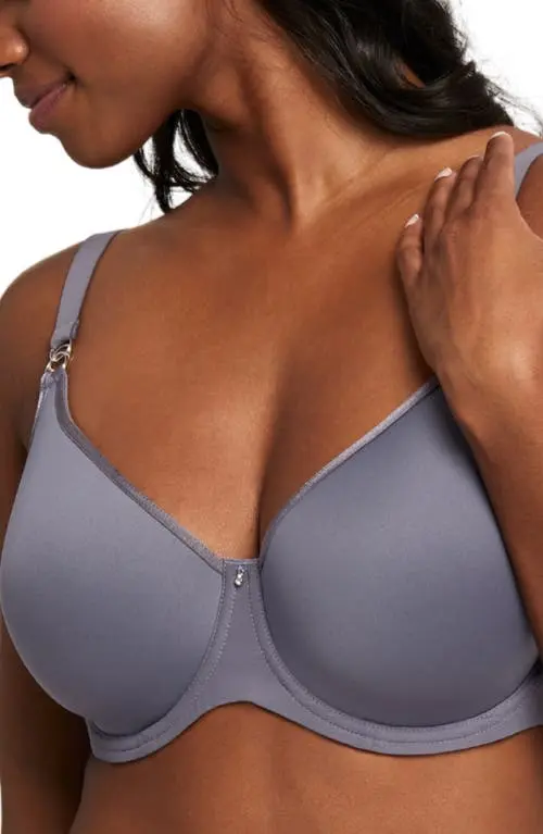 MONTELLE INTIMATES Spacer Underwire Bra - Crystal Grey