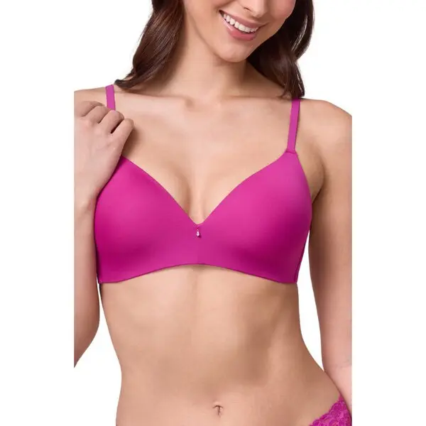 MONTELLE INTIMATES Wireless Convertible T-shirt Bra - Passion Fruit