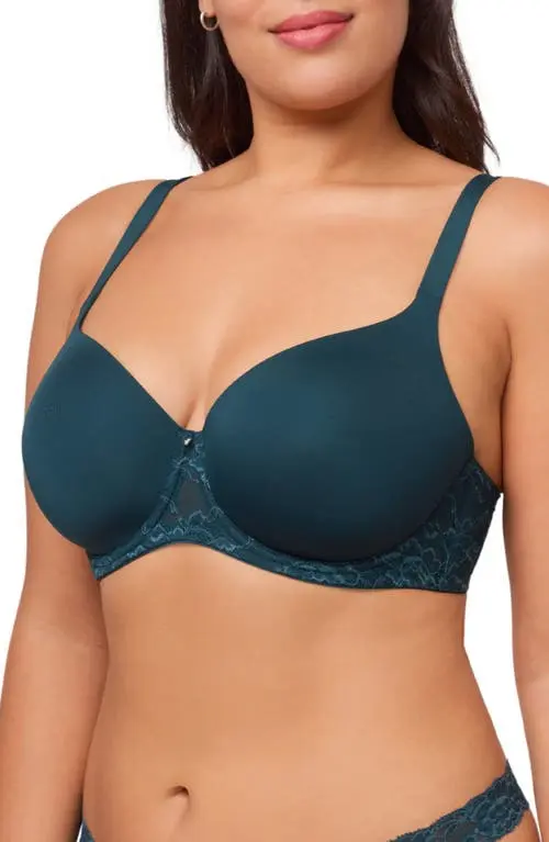 MONTELLE INTIMATES Underwire T-shirt Bra - Deep Spruce