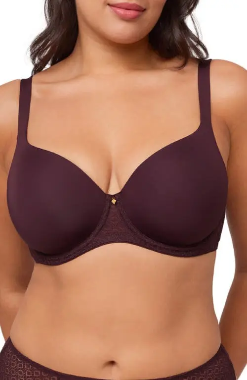 MONTELLE INTIMATES Underwire T-shirt Bra - Fudge