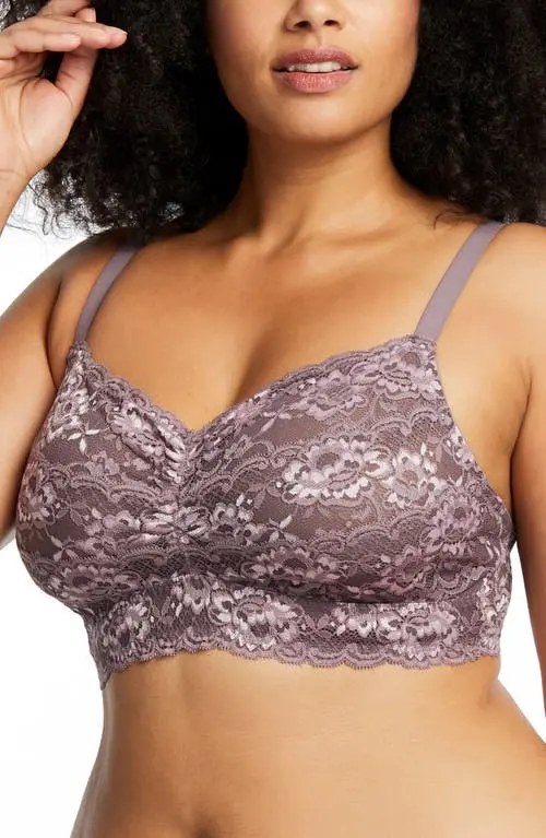 MONTELLE INTIMATES Lace Bralette - Almond Spice/pink Pearl