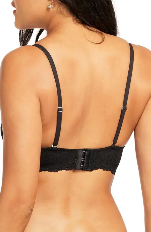 MONTELLE INTIMATES Lace Bralette - Black