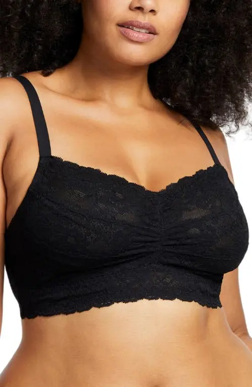 MONTELLE INTIMATES Lace Bralette - Black