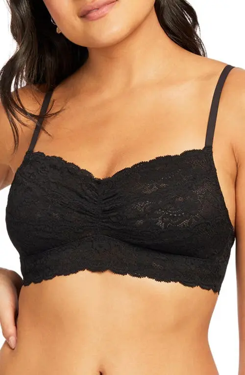MONTELLE INTIMATES Lace Bralette - Black