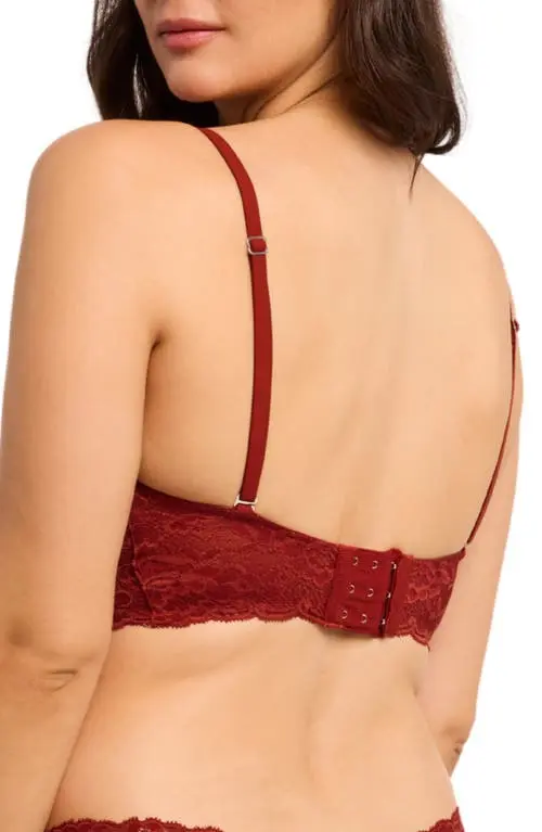 MONTELLE INTIMATES Lace Bralette - Chili