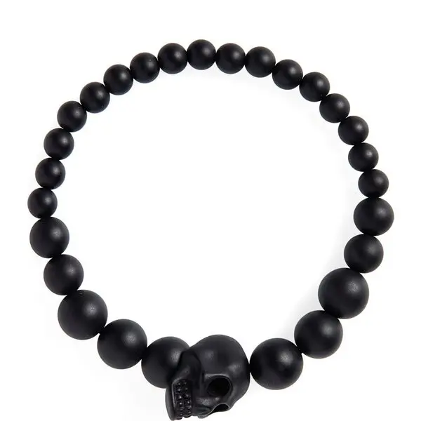 Alexander McQueen Skull Ball Bracelet - Black
