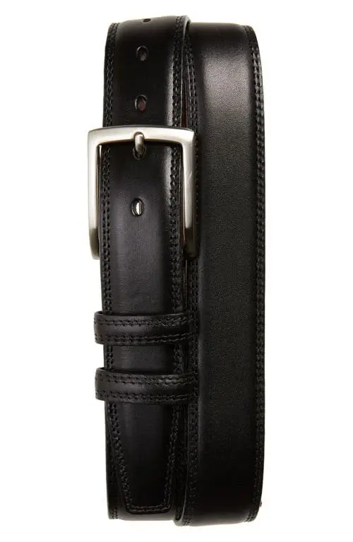 Torino Kipskin Leather Belt - Black