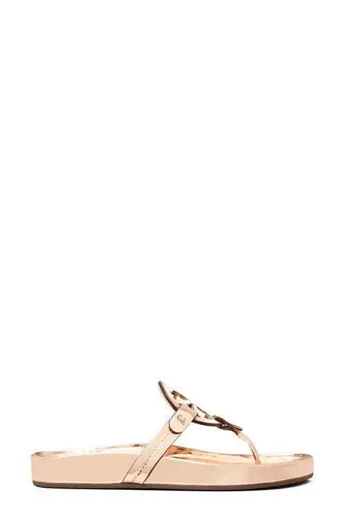 Tory Burch Miller Cloud Thong Sandal - Rose Gold