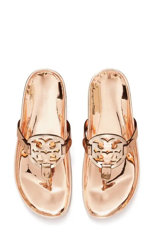 Tory Burch Miller Cloud Thong Sandal - Rose Gold