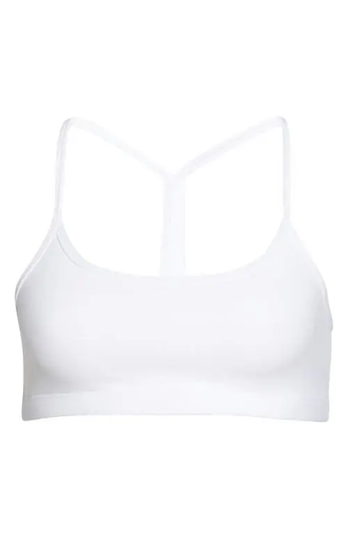 Beyond Yoga Space Dye Slim Racerback Sports Bra - Cloud White