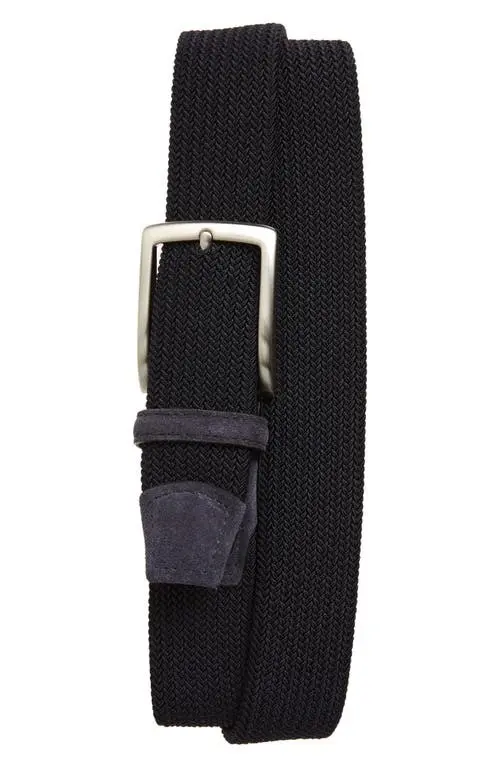 Torino Woven Stretch Belt - Navy