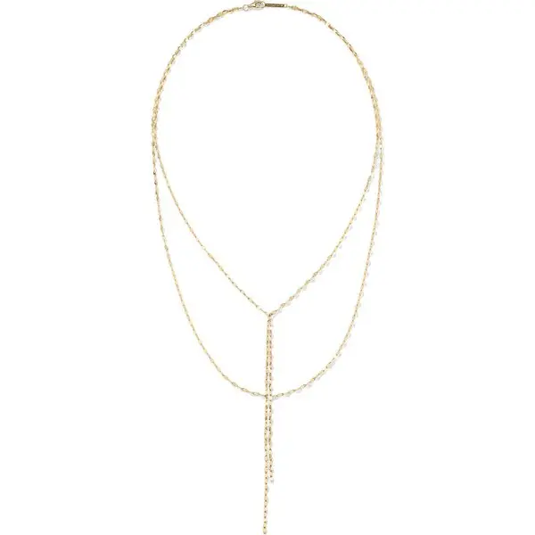 Lana Jewelry Blake 14k Gold Lariat Necklace - 14kyg