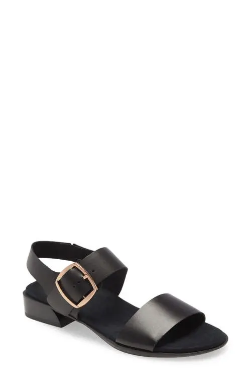 Munro Cleo Sandal - Black Leather