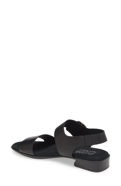 Munro Cleo Sandal - Black Leather