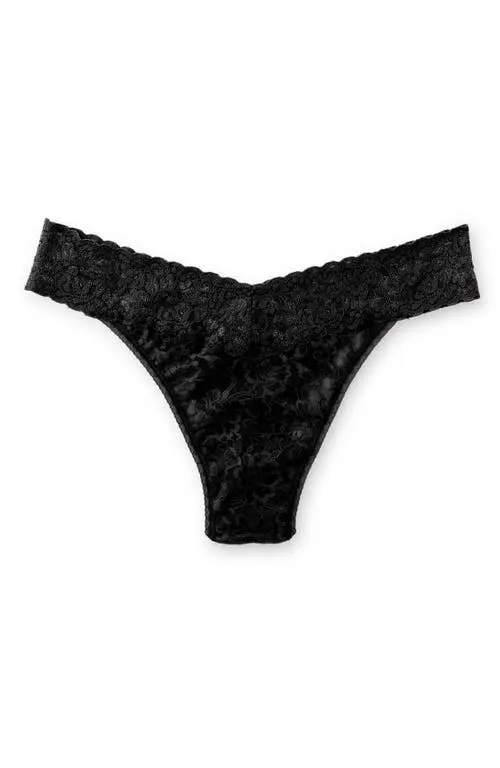Hanky Panky Original Rise Thong - Black
