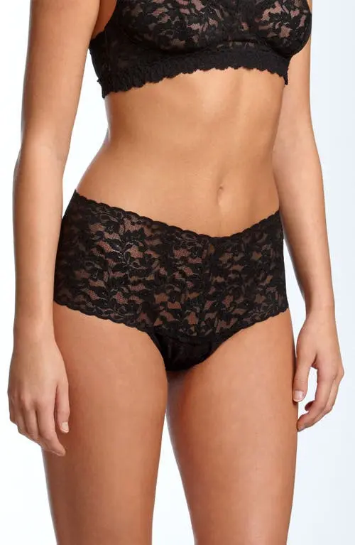 Hanky Panky Retro High Waist Thong - Black