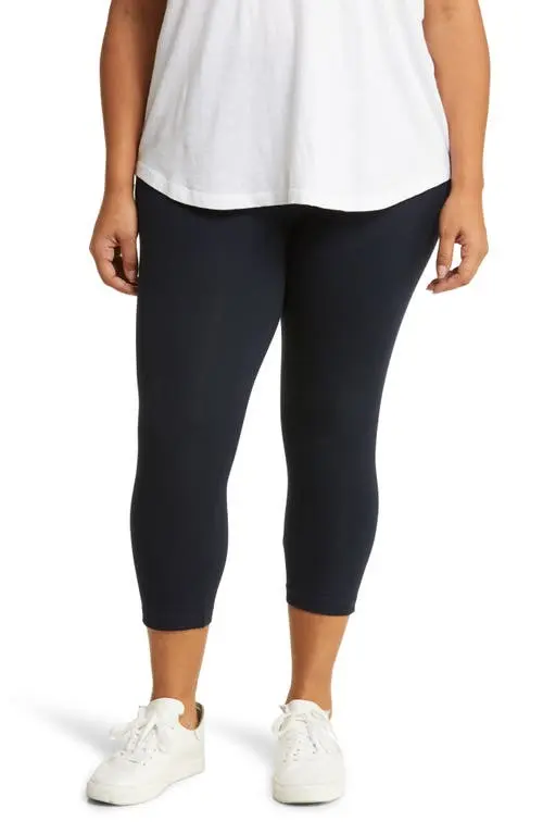Lyssé Ntials Crop Leggings - Midnight
