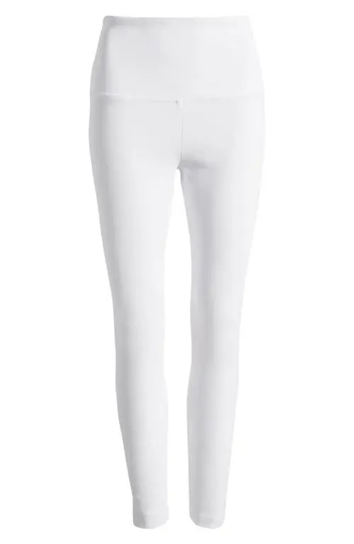 Lyssé Ntials High Waist Denim Leggings - White