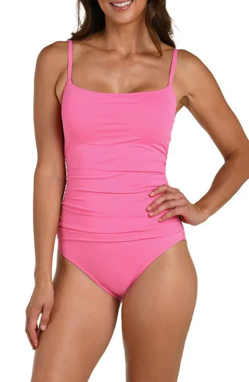 La Blanca Island Goddess One-piece Swimsuit - Rose Pink