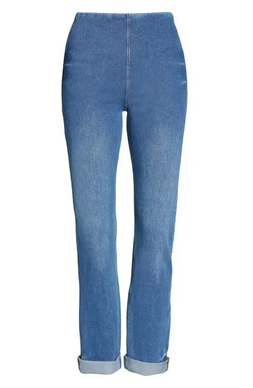 Lyssé Boyfriend High-rise Denim Jeans - Mid Wash