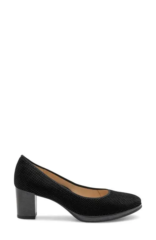 ARA Ophelia Pump - Black Pin Dot