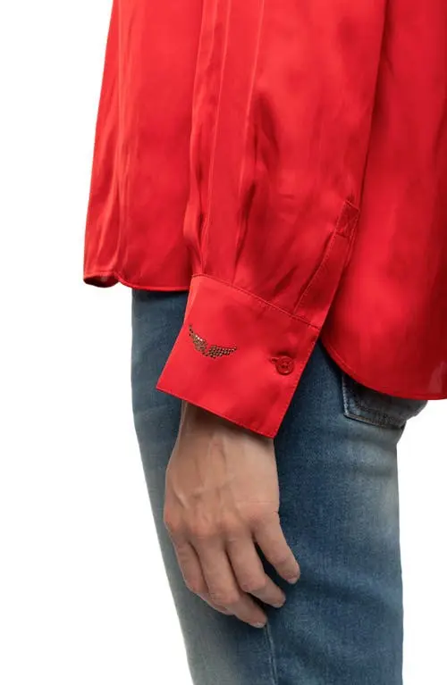 Zadig&Voltaire Tink Satin Blouse - Love