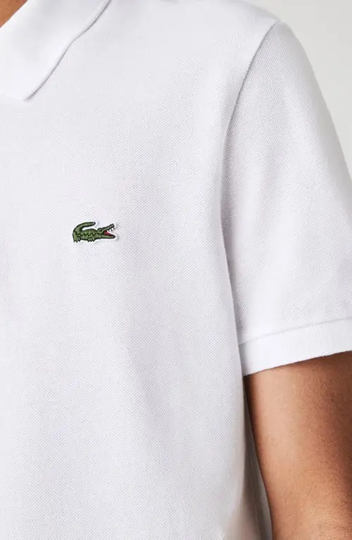 Lacoste Slim Fit Piqué Polo - 001 White
